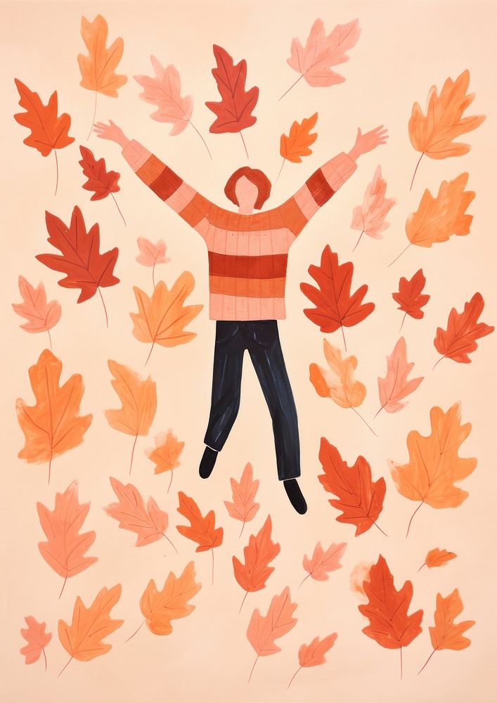 Lion cartoon character dancing autumn | Free Photo Illustration - rawpixel