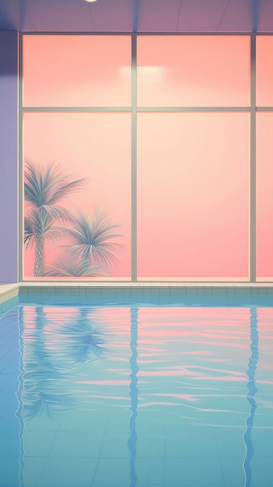 Transparent water wall architecture. | Premium Photo Illustration ...