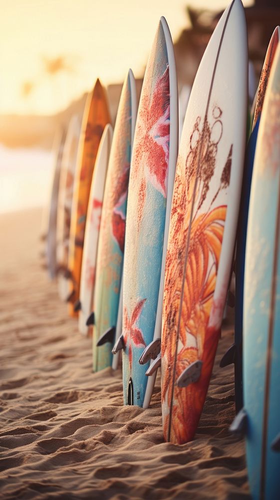 Cute surfboards beach outdoors nature | Free Photo - rawpixel