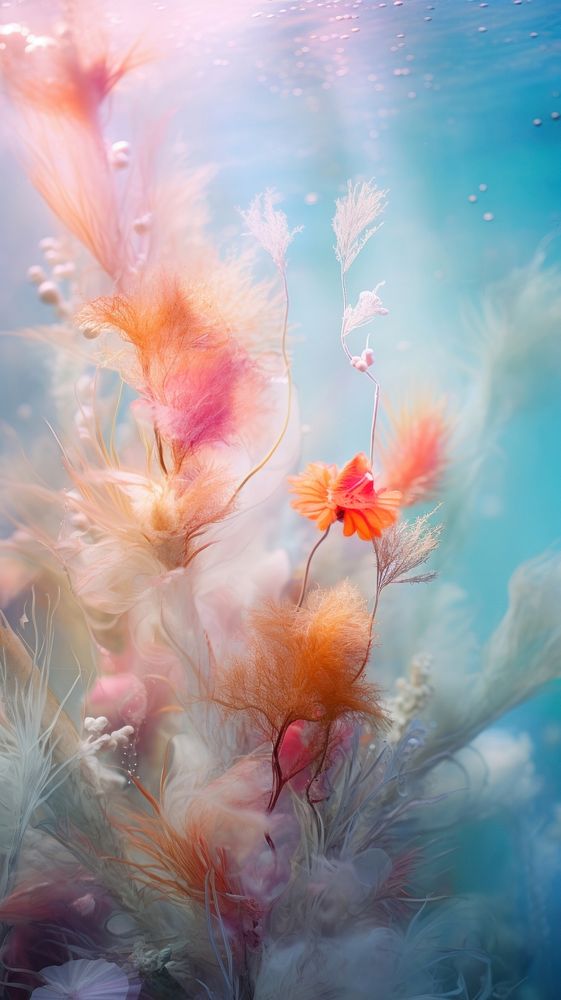 Ocean life abstract outdoors painting. | Premium Photo Illustration ...