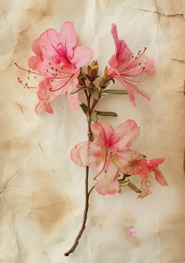 Real Pressed Azalea flower blossom | Free Photo - rawpixel