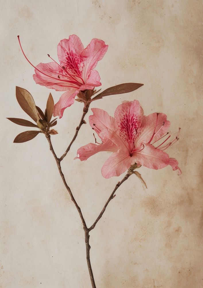 Real Pressed Azalea flower blossom | Premium Photo - rawpixel