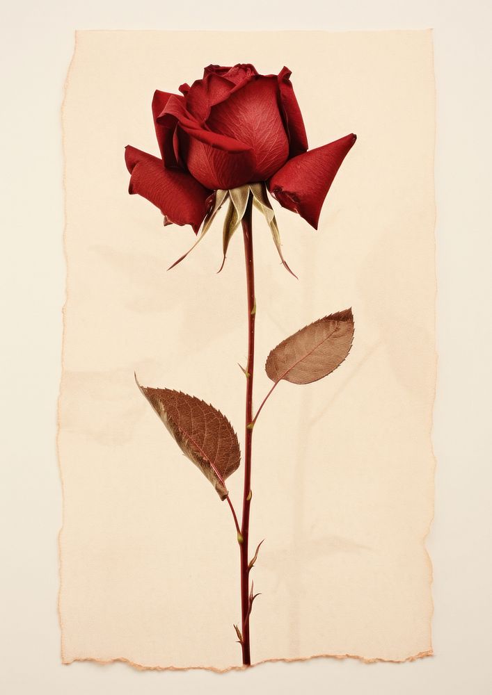 Real Pressed Red rose flower | Free Photo - rawpixel