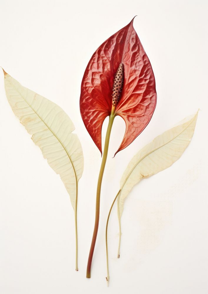 Pressed Red Peace Lily Flower Premium Photo Rawpixel