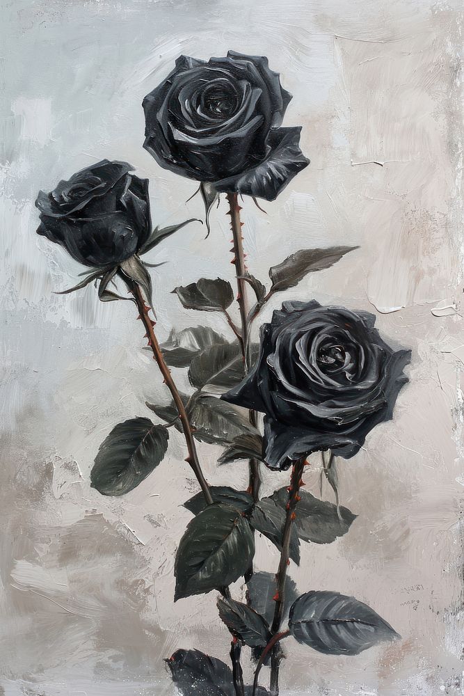 Black roses bouquet isolated clear | Premium Photo Illustration - rawpixel