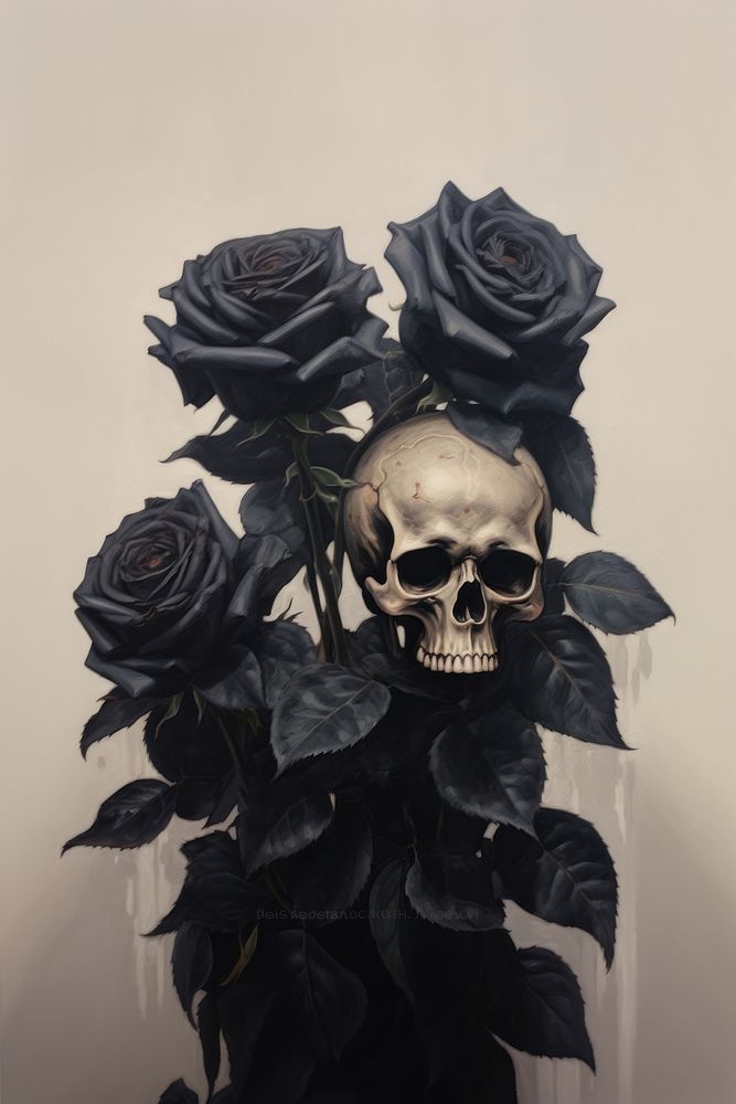 Black roses bouquet isolated clear | Premium Photo Illustration - rawpixel