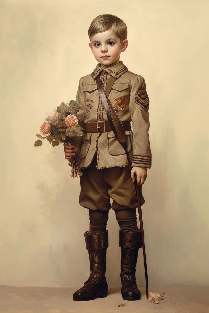 boy wearing brown scout uniform | Premium Photo Illustration - rawpixel