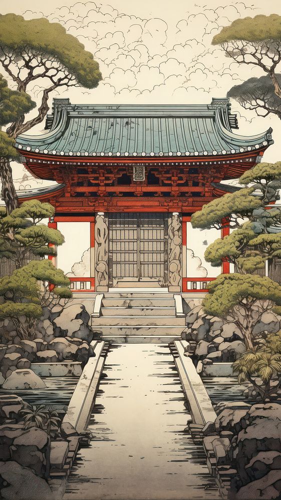 Flat front view white japanese | Premium Photo Illustration - rawpixel