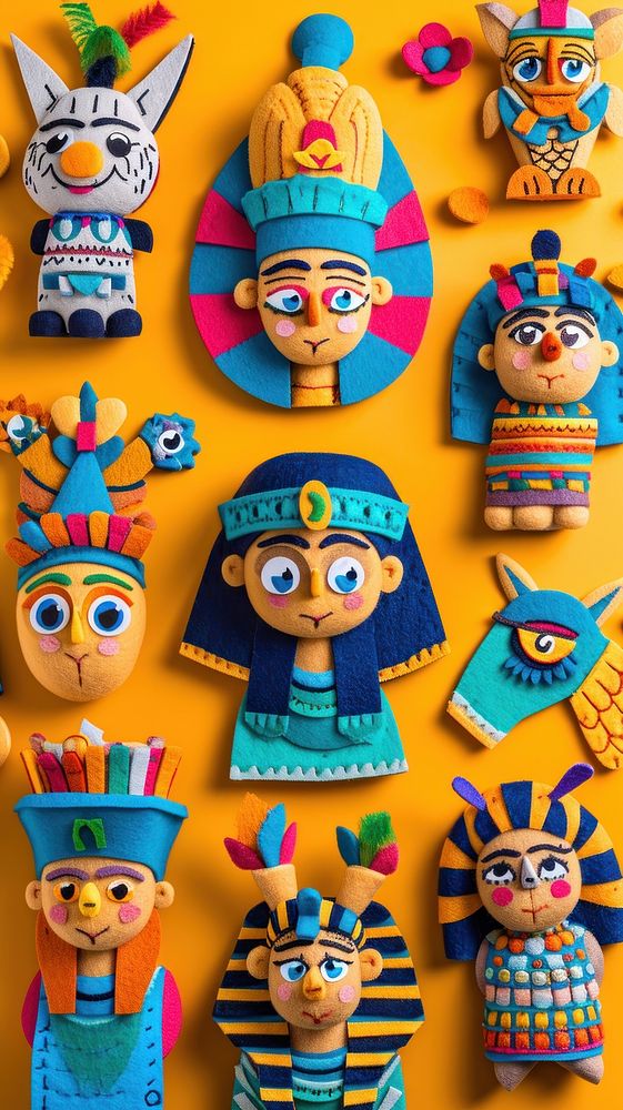 Wallpaper felt egypt art craft | Free Photo - rawpixel