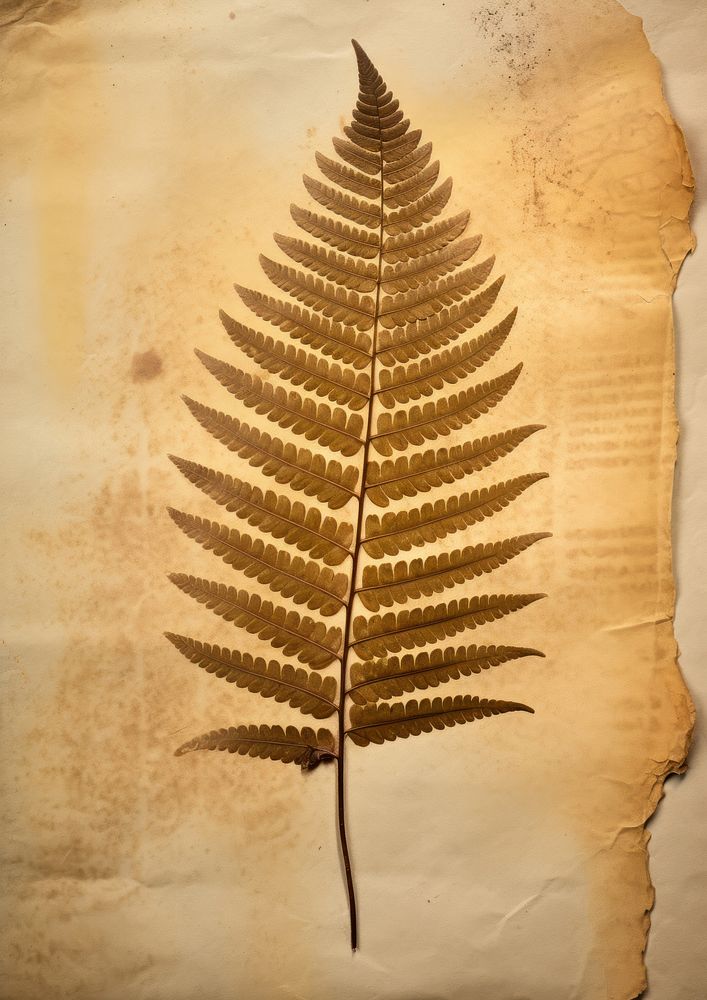 Real Pressed green fern leaf | Free Photo - rawpixel