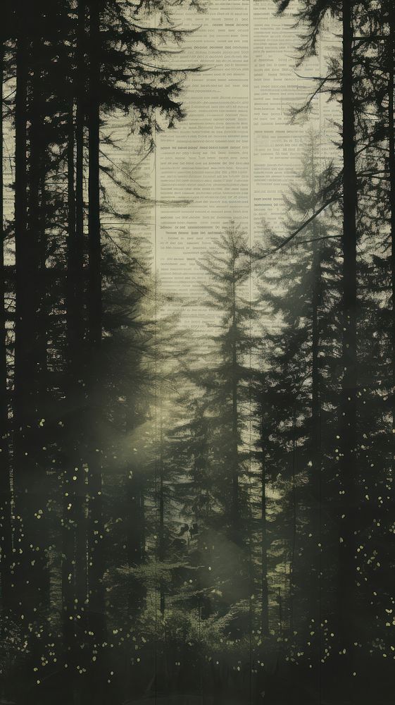Wallpaper ephemera pale forest woodland | Premium Photo Illustration ...