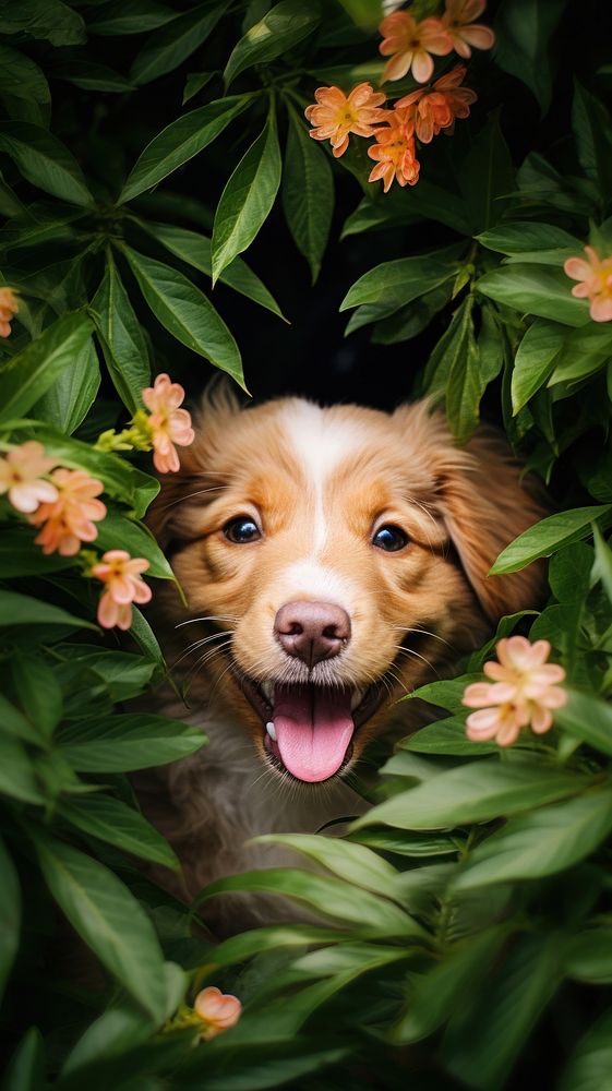Puppy flower bush nature photography | Premium Photo - rawpixel