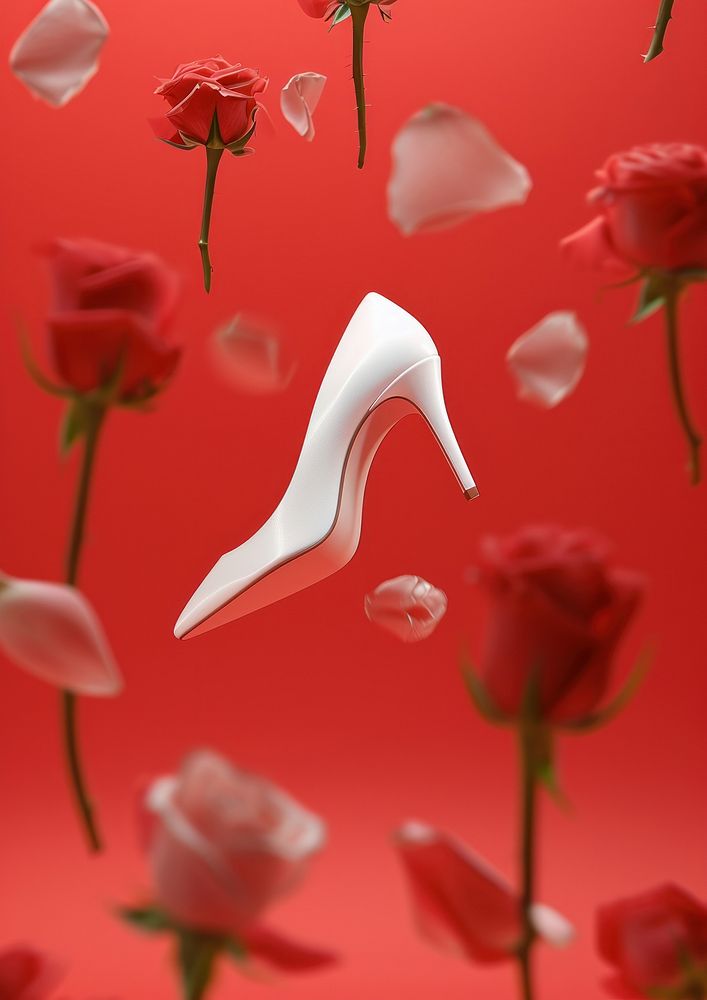 High heels packaging rose flower | Premium Photo - rawpixel