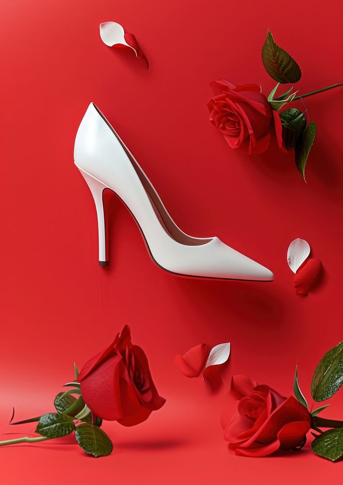 High heels packaging rose footwear | Premium Photo - rawpixel