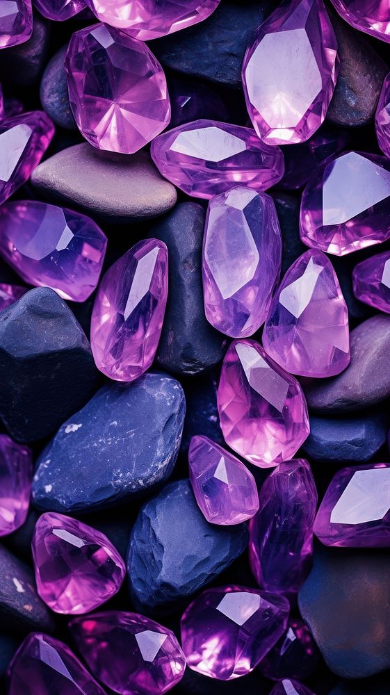 Purple stones background backgrounds gemstone | Premium Photo - rawpixel