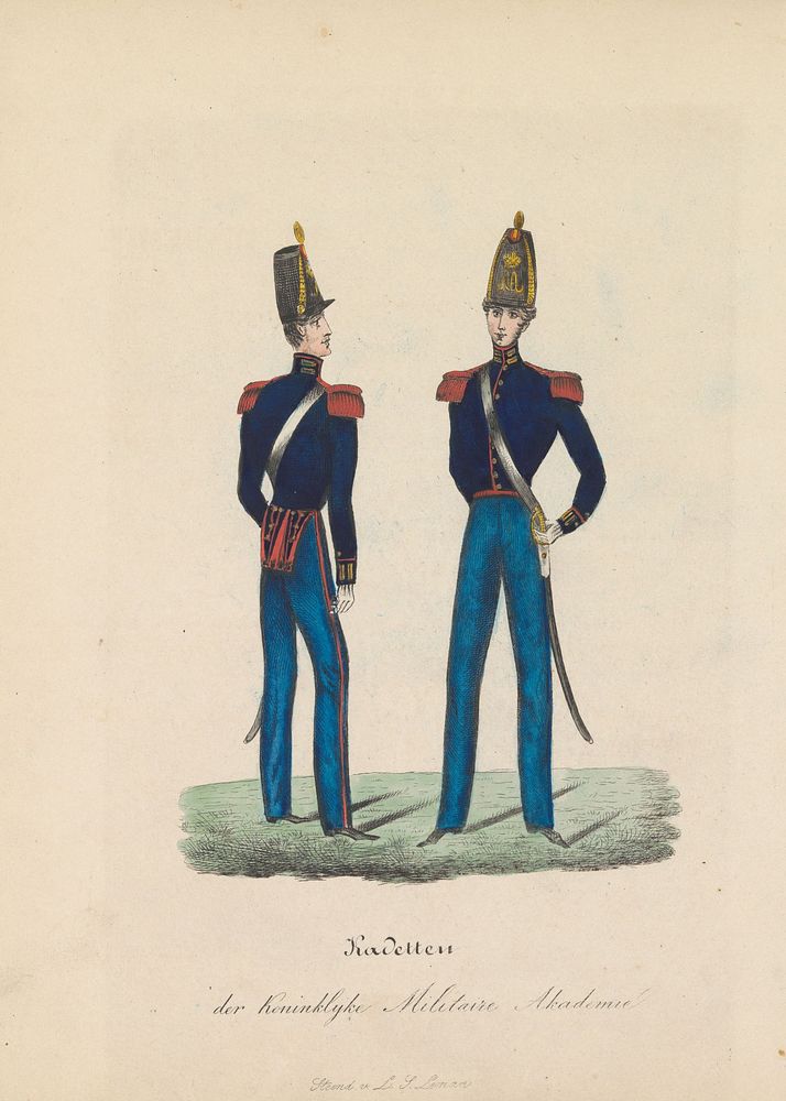 Uniform van de kadetten van | Free Photo Illustration - rawpixel
