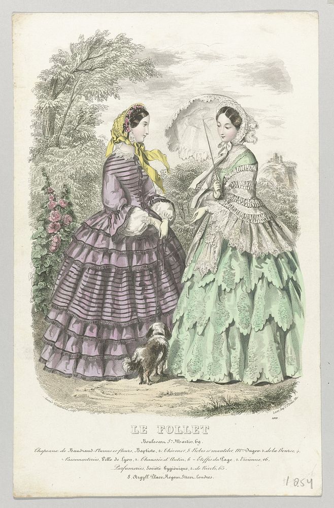 Le Follet, 1854, No. 1891 | Free Photo Illustration - rawpixel