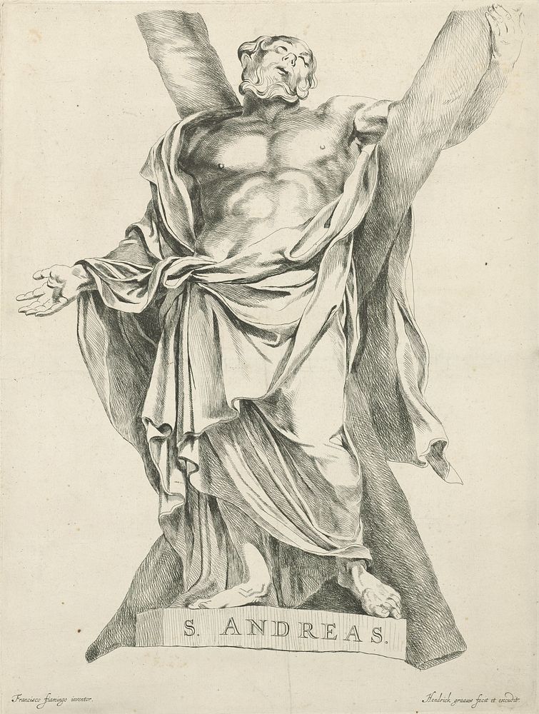 Heilige Andreas (c. 1637 - | Free Photo Illustration - rawpixel