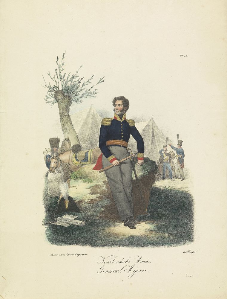 Generaal-majoor, 1820-1825 (1825 - 1827) | Free Photo Illustration ...