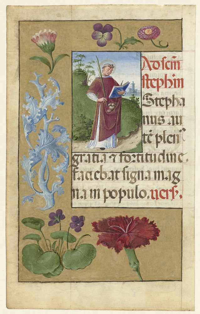 De heilige Stephanus (1400 - | Free Photo Illustration - rawpixel