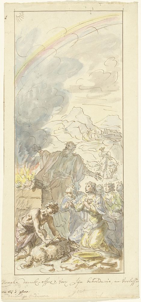 Noachs dankoffer (1677 - 1755) | Free Photo Illustration - rawpixel