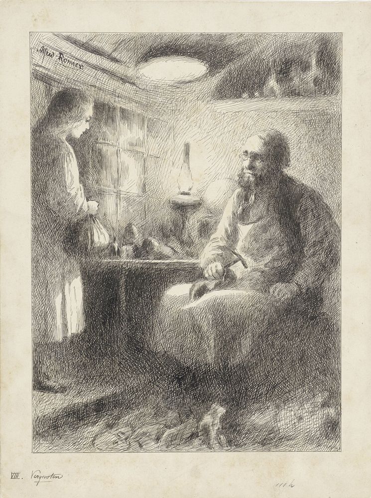 Vergrooten (1893) by Alfred Ronner | Free Photo Illustration - rawpixel