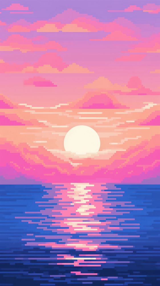 Sea sunset backgrounds sunlight outdoors. | Premium Photo Illustration ...