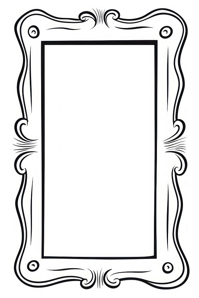 Rectangle shape frame white line. | Premium Photo Illustration - rawpixel