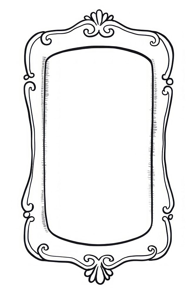Rectangle shape frame white. | Free Photo Illustration - rawpixel