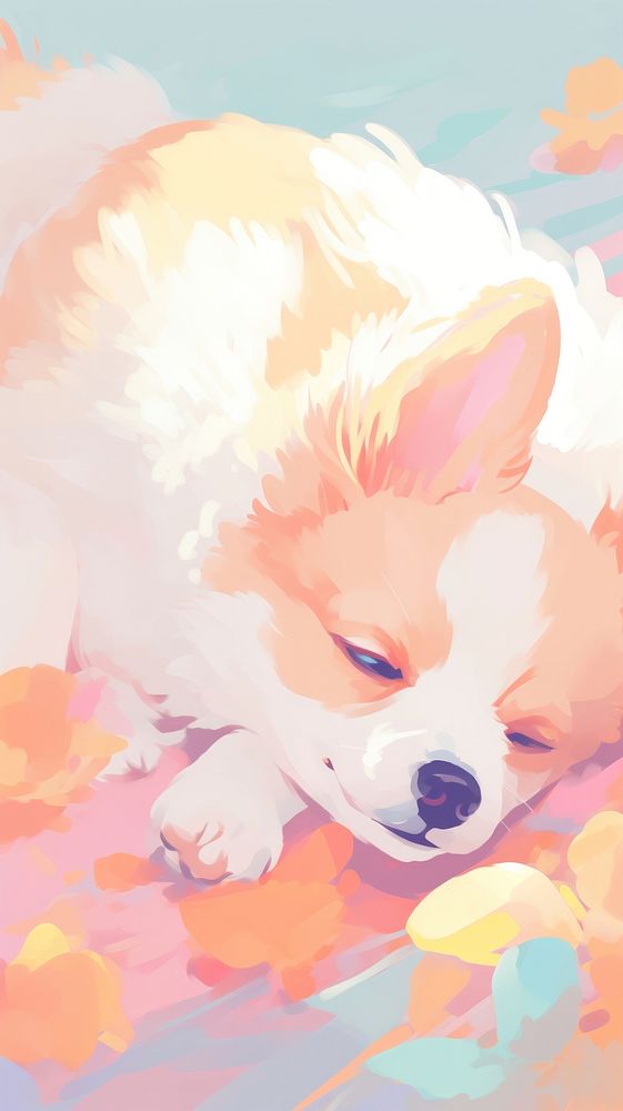 Dog drawing mammal animal. AI | Premium Photo Illustration - rawpixel