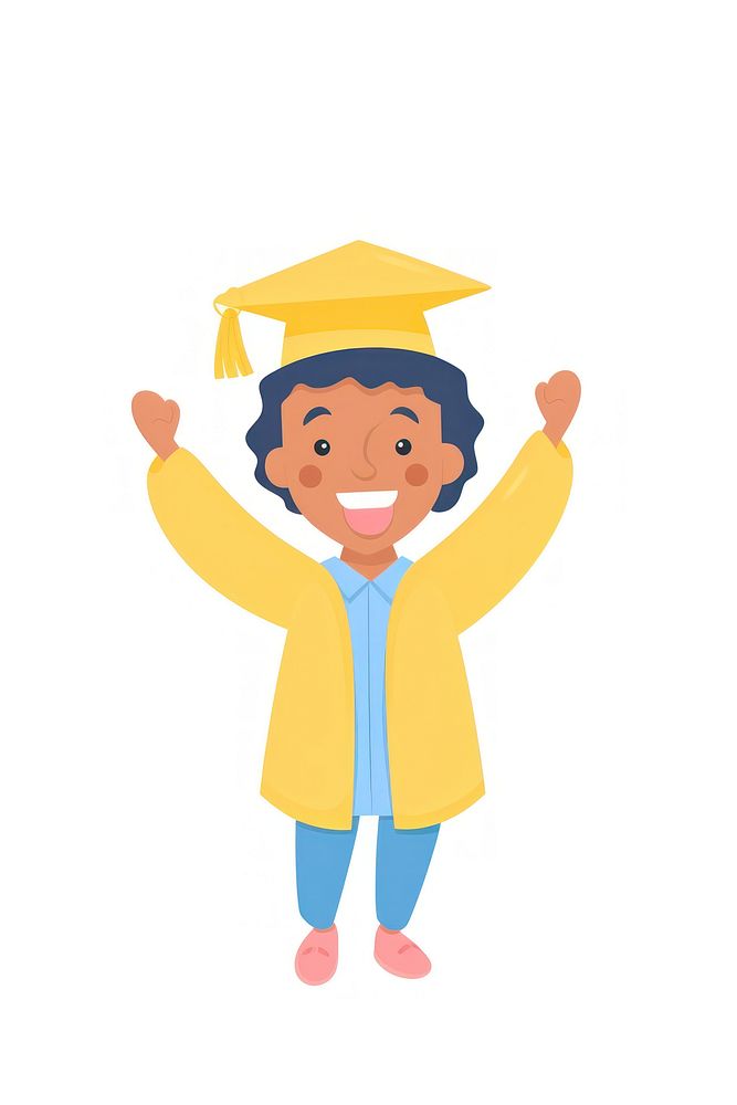 Boy black graduate graduation portrait | Free Photo Illustration - rawpixel