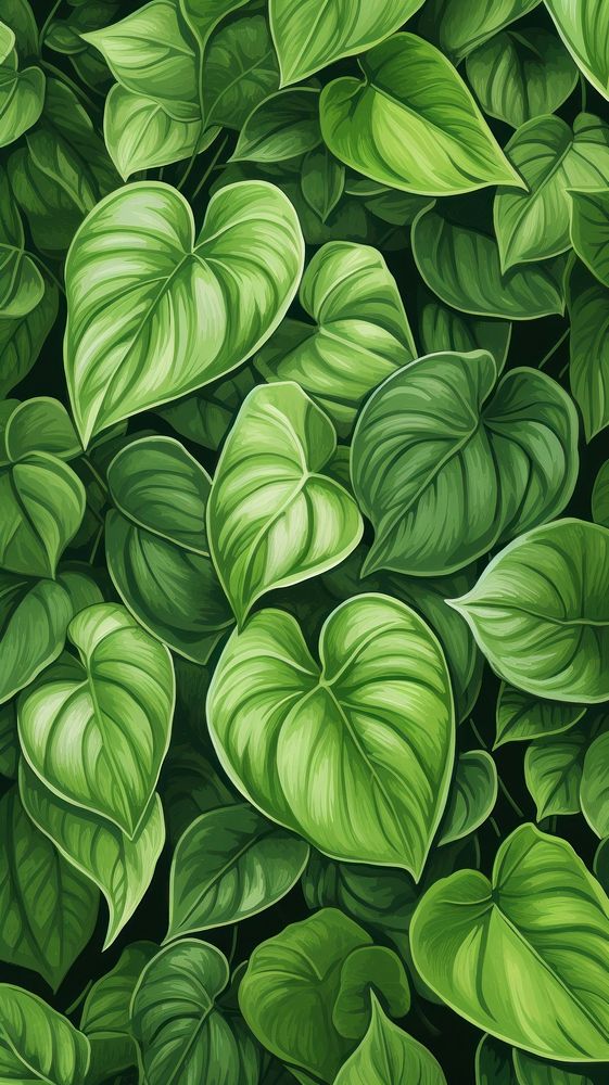 Pothos plant leaves green leaf | Premium Photo Illustration - rawpixel