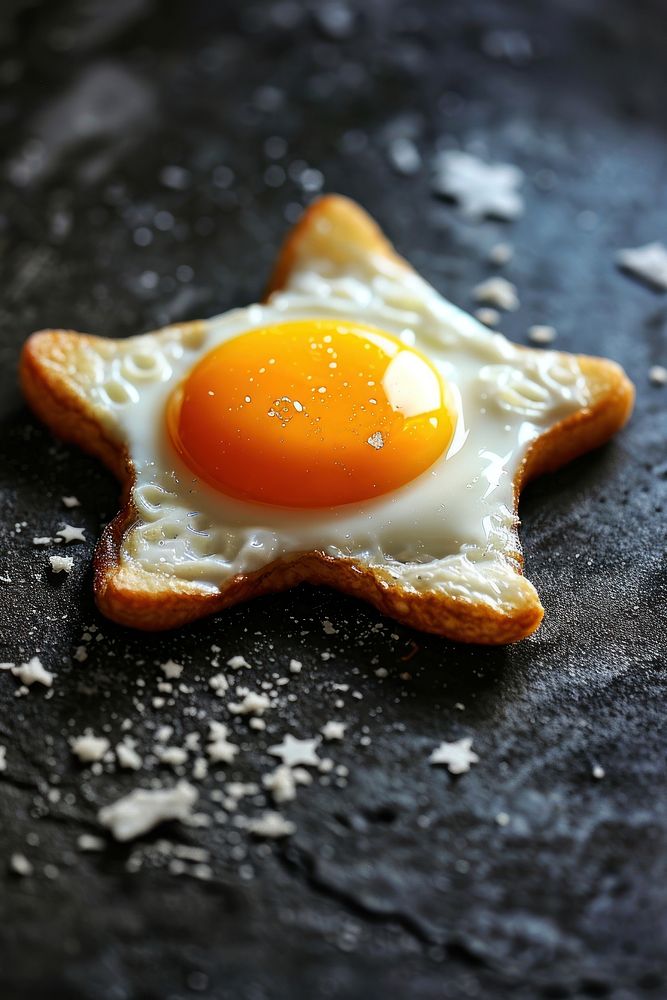 Fried egg shape food breakfast | Free Photo - rawpixel