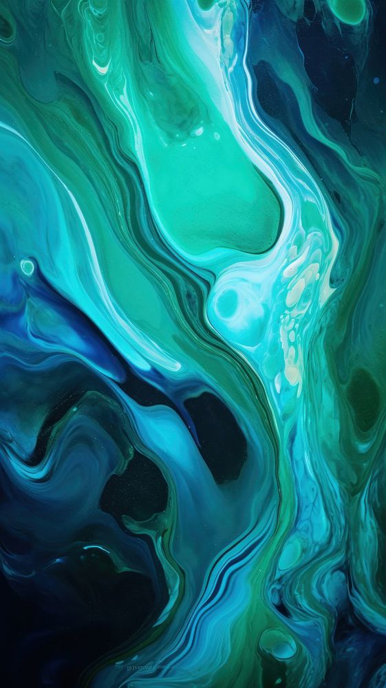 Abstract blue liquid pattern aqua | Free Photo Illustration - rawpixel