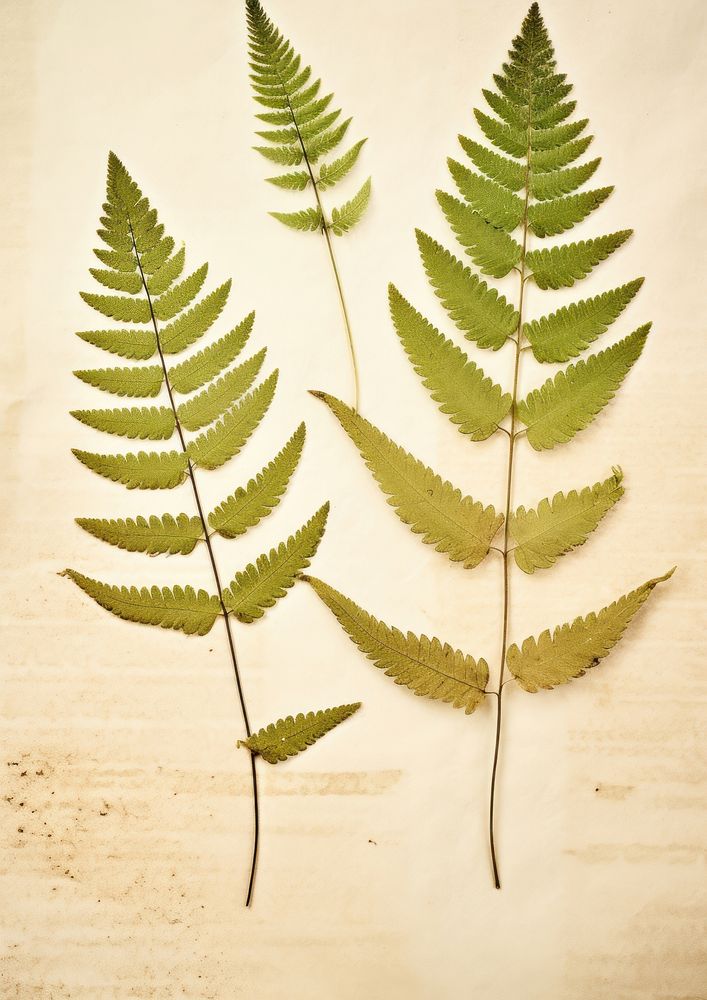Real Pressed mini green fern | Free Photo - rawpixel