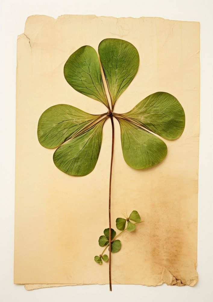 Real Pressed Shamrock leaf plant | Premium Photo - rawpixel