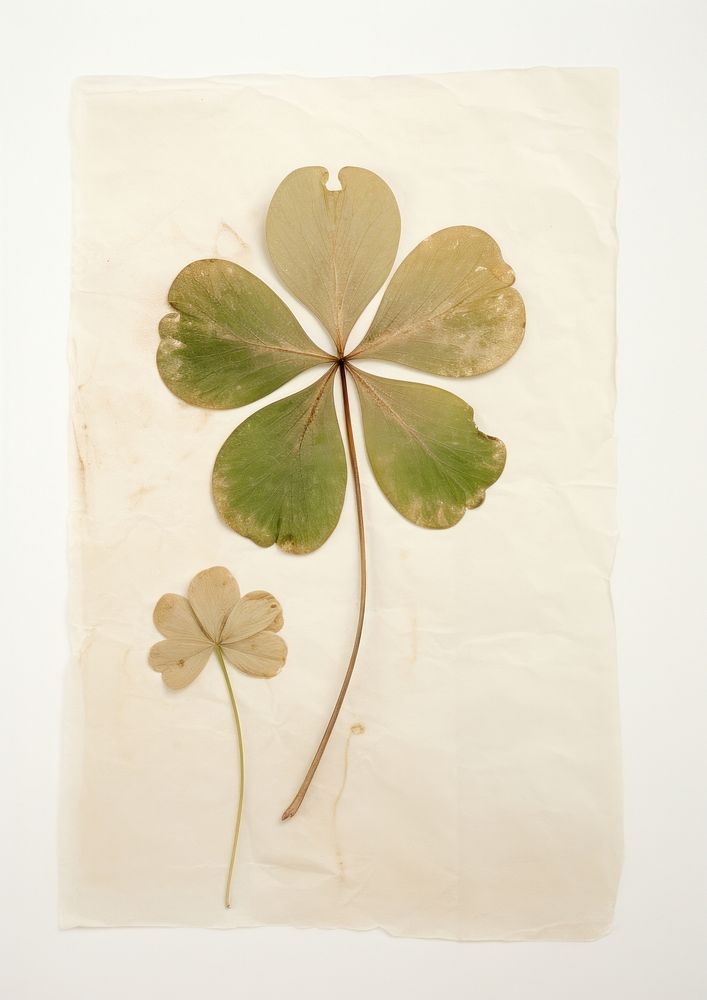 Real Pressed Shamrock leaf flower | Premium Photo - rawpixel