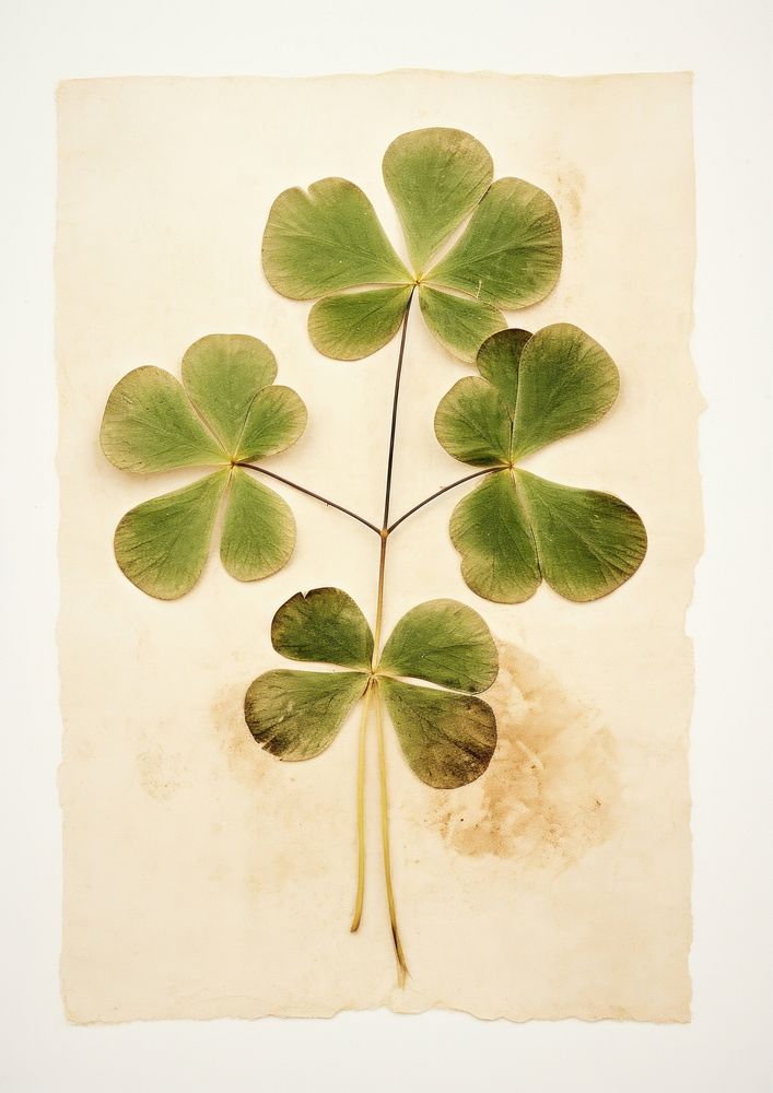 Real Pressed Shamrock leafs plant | Premium Photo - rawpixel