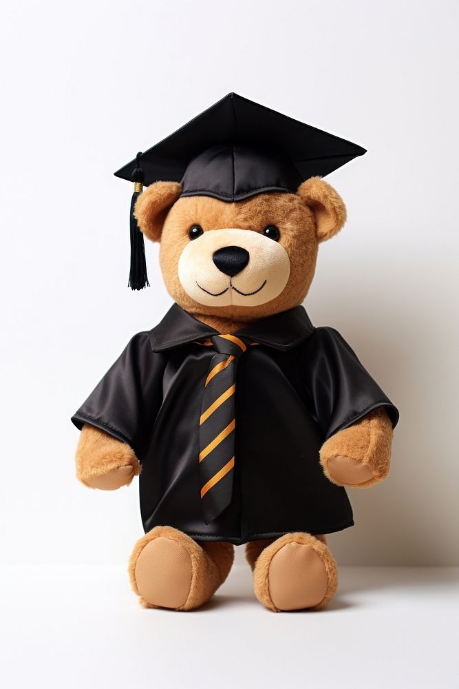 Stuffed doll bear wearing graduation | Free Photo - rawpixel
