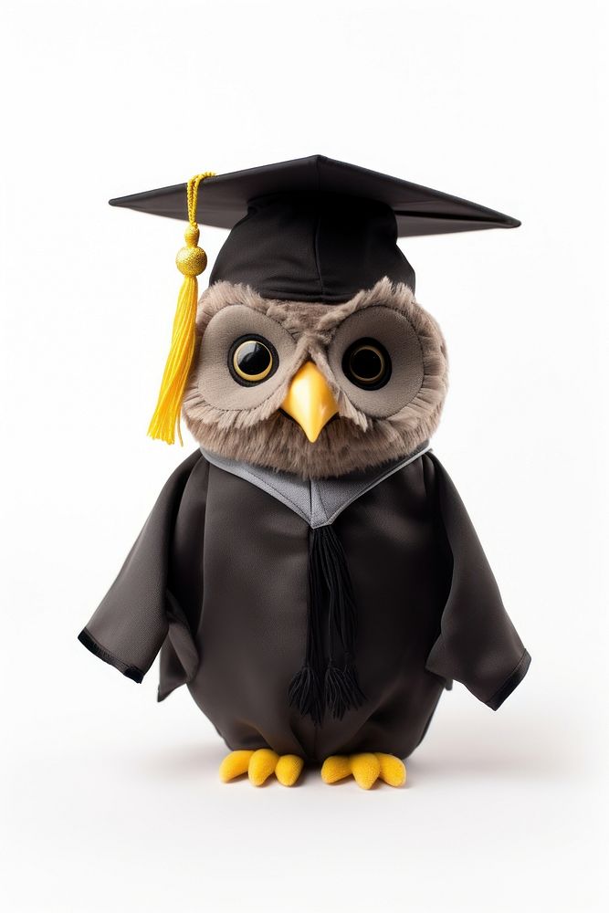 Stuffed doll owl wearing graduation | Free Photo - rawpixel