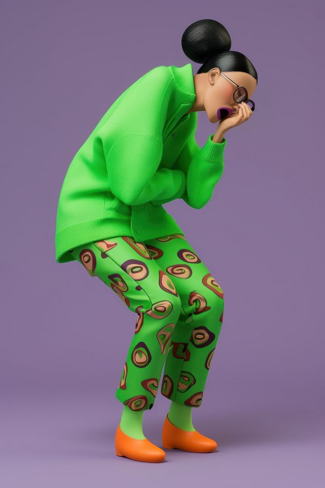 person displaying clear signs anxiety | Premium Photo Illustration ...