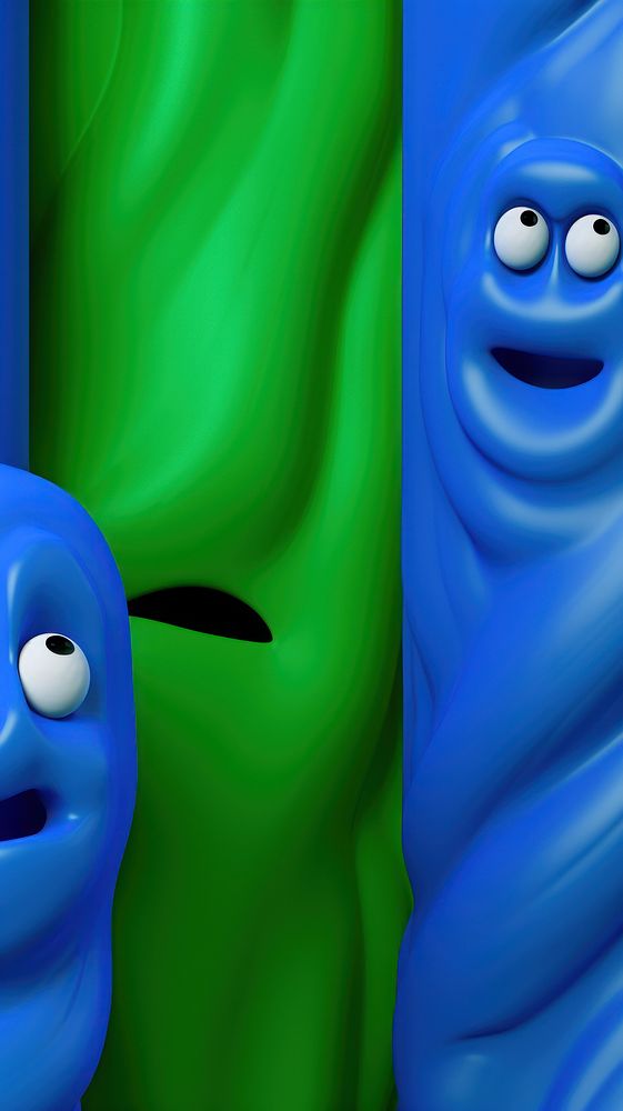 Abstract wallpaper cartoon backgrounds inflatable. | Premium Photo ...