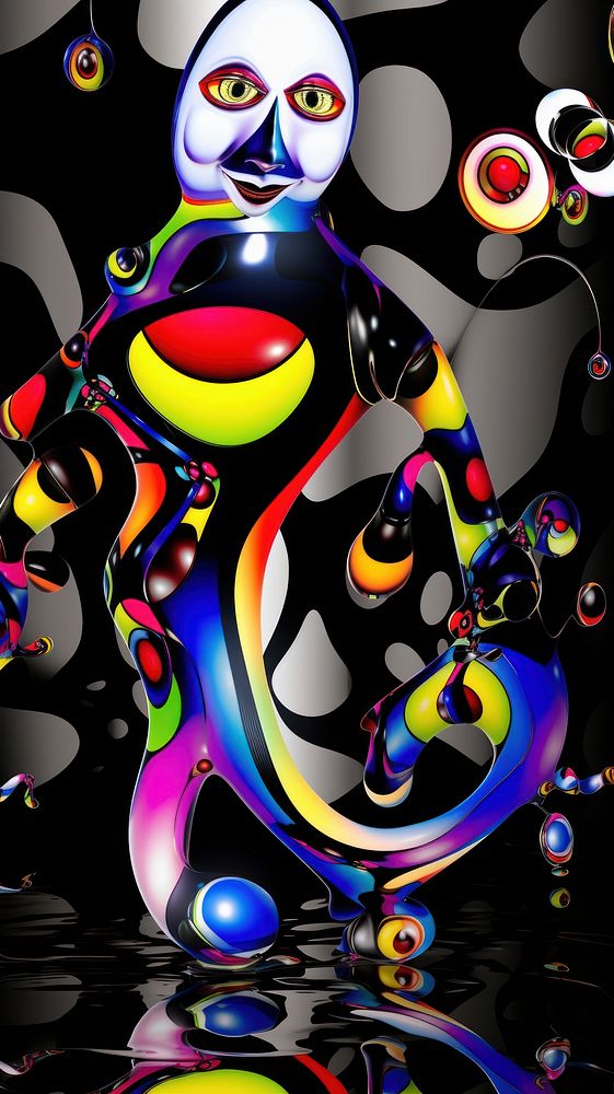 Abstract wallpaper cartoon backgrounds creativity. | Premium Photo ...