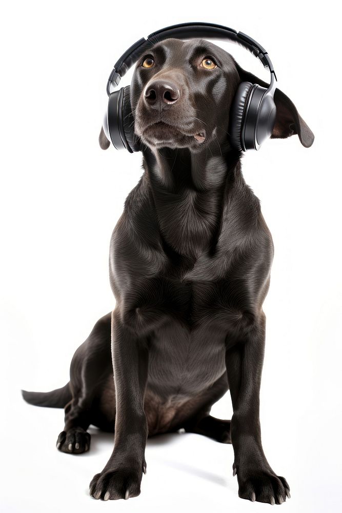 An Adorable dog listening music | Free Photo - rawpixel