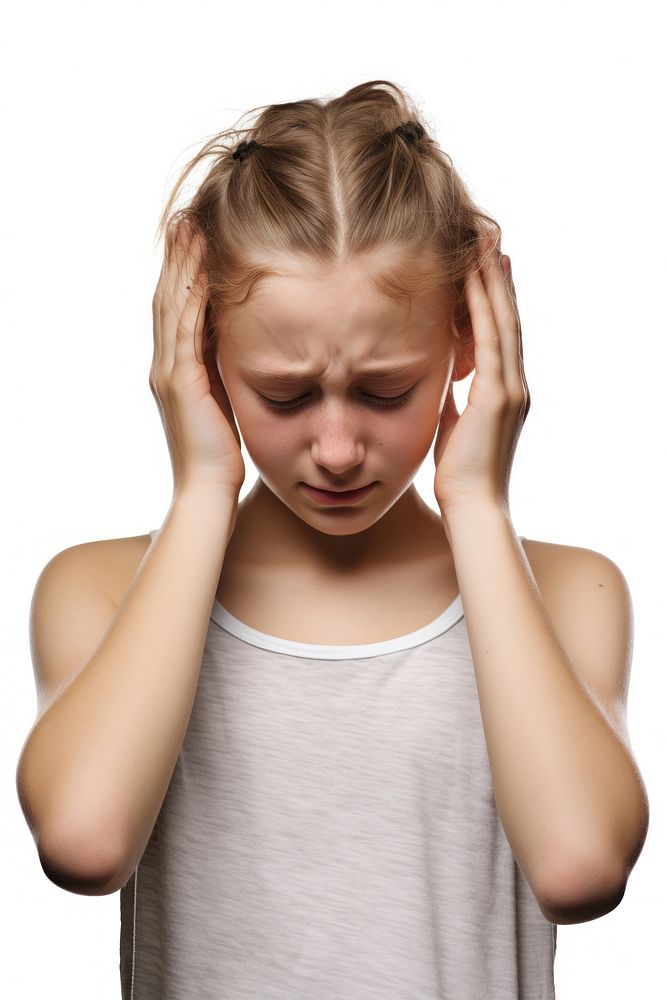 Young british girl crying pain | Free Photo - rawpixel