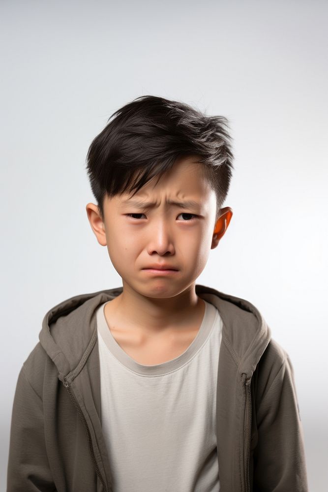 Young chinese boy crying portrait | Free Photo - rawpixel