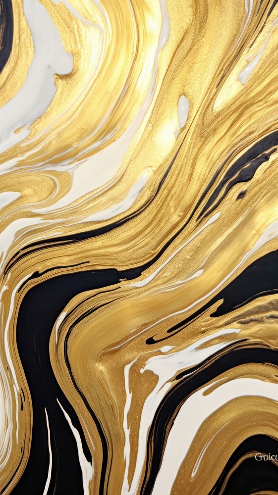 Monochrome gold abstract pattern art. | Premium Photo - rawpixel