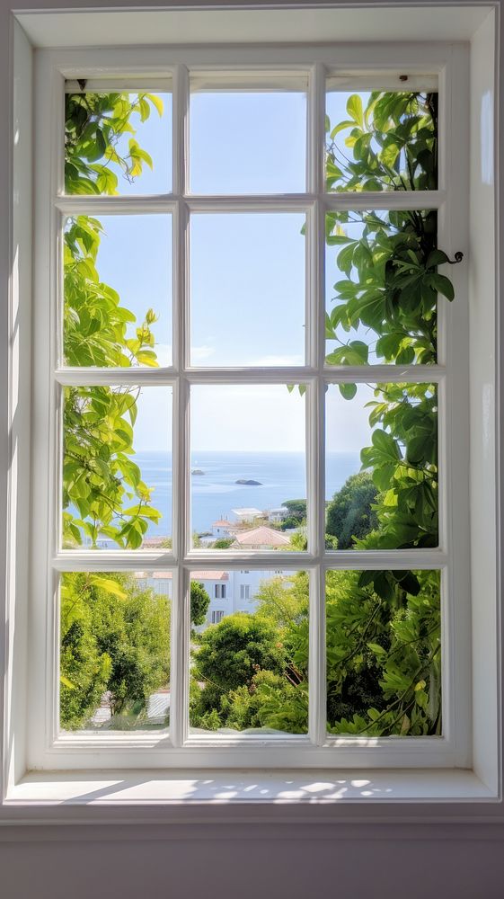 Summer window windowsill architecture. AI | Free Photo - rawpixel