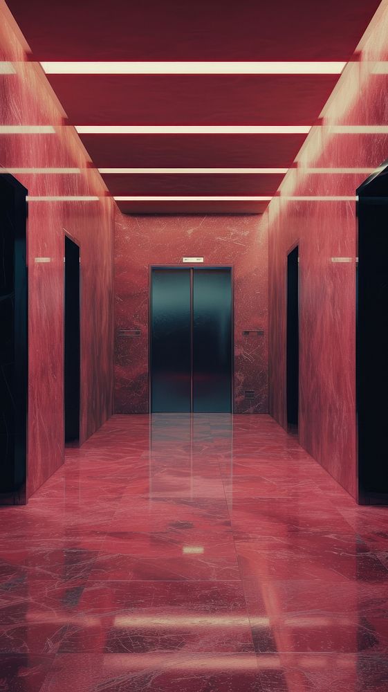 Minimal space empty lobby architecture | Premium Photo Illustration ...