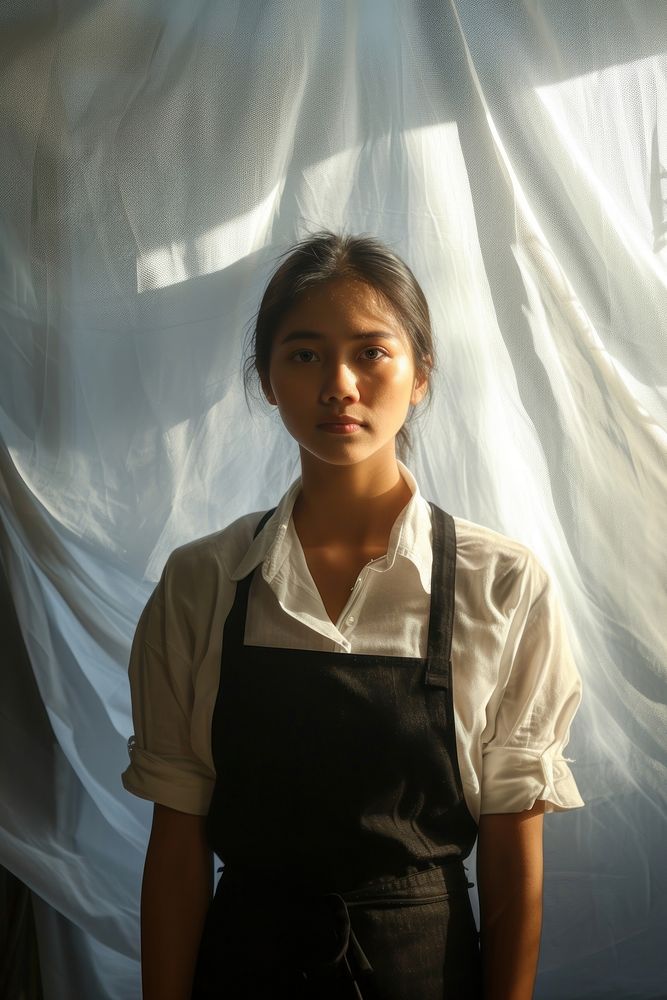 Filipino Woman housekeeper portrait photo | Free Photo - rawpixel